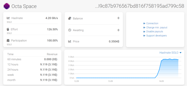 How to Mine Octa Coin: Choosing Pool, Hard and Software